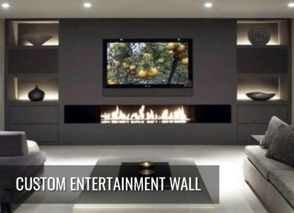 Custom Entertainment Walls & Consoles - Seigerman's Furniture